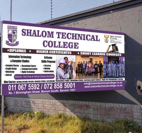 Shalom Technical College-Benoni Campus - Colleges Portal